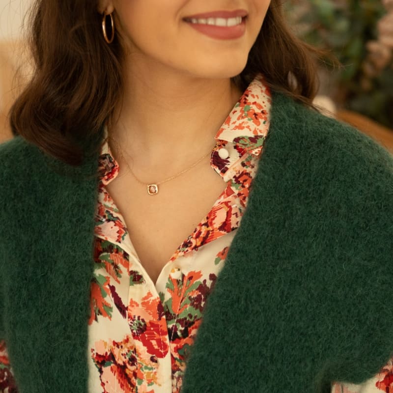 Gilet sans manches, vert sapin - Perrine & Antoinette