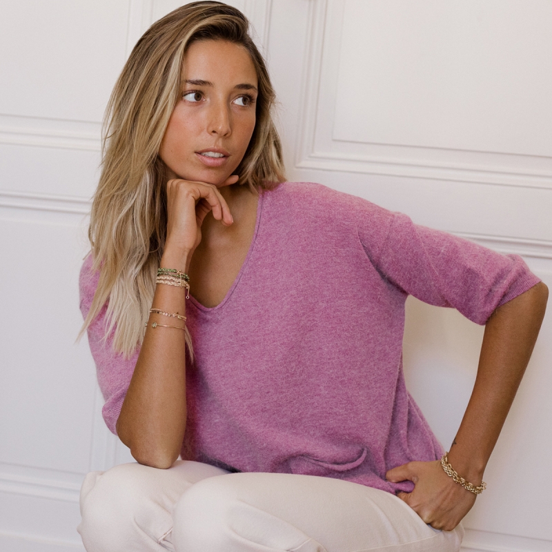 Pull col V - Perrine & Antoinette