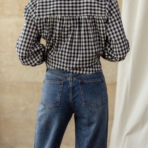Jeans wide, bleu moyen - Perrine & Antoinette